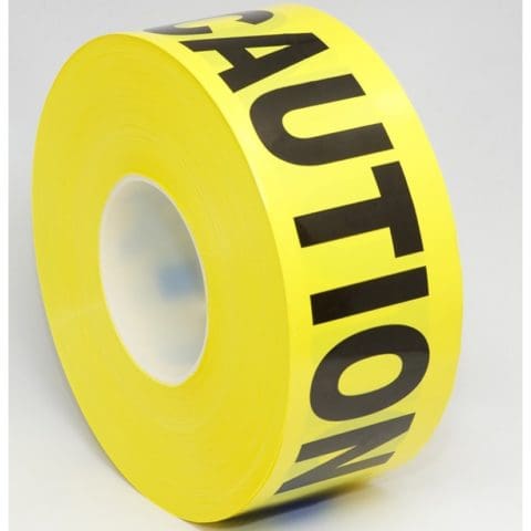 UltraTape Cleanroom CAUTION Barrier Tape - 1 roll