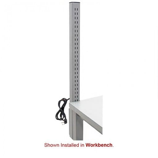 BenchPro Leg Mounted Uprights with Power Plug - Pair