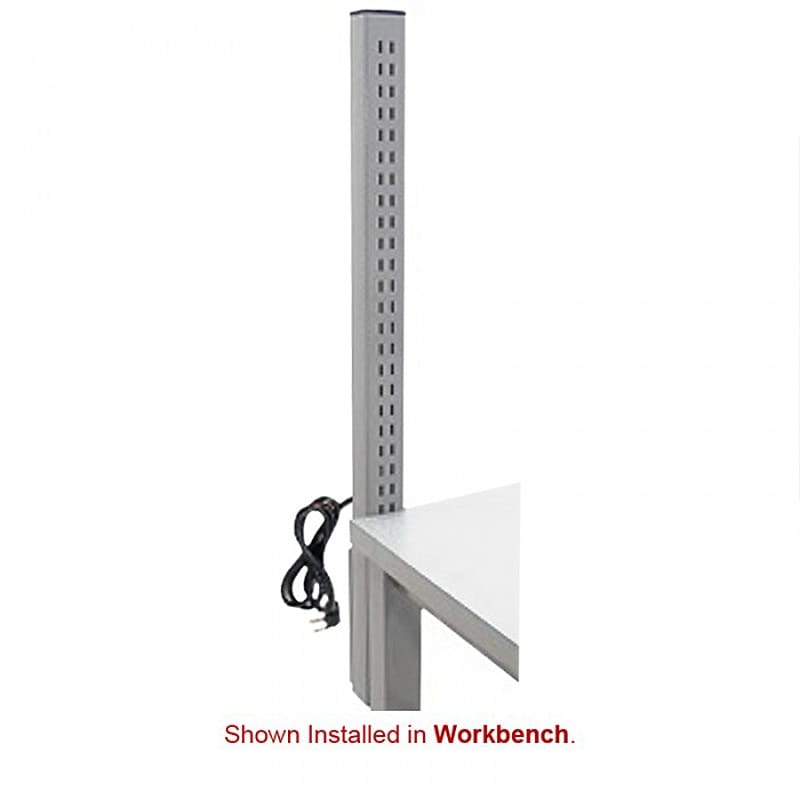 BenchPro Leg Mounted Uprights with Power Plug - Pair