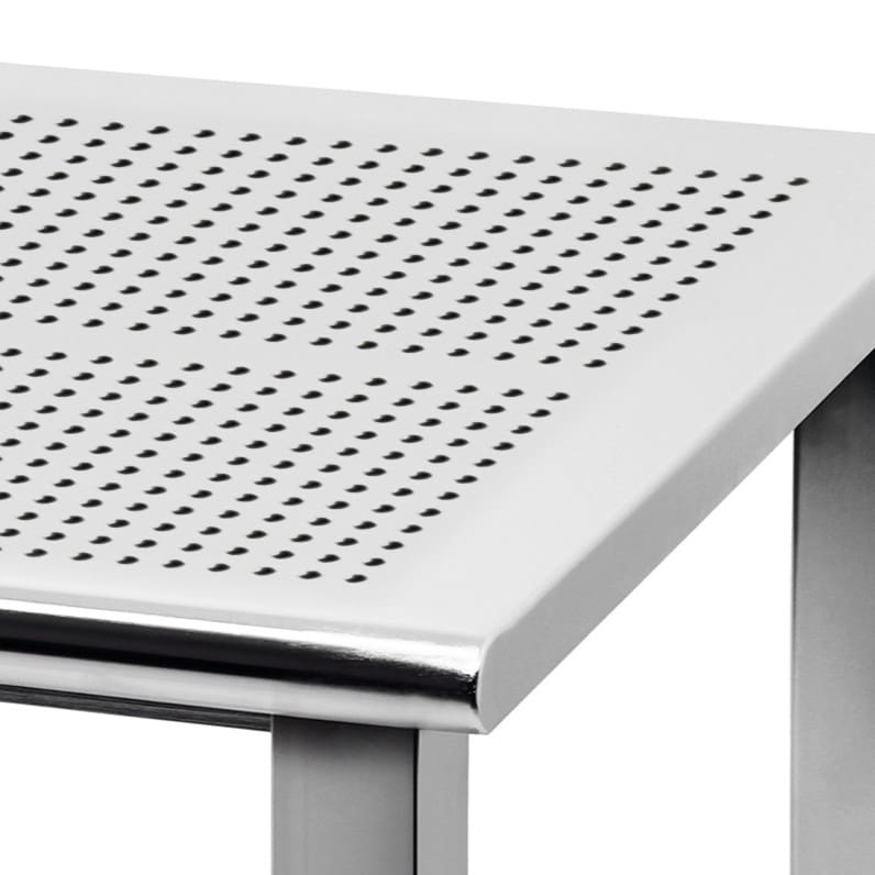 Benchpro Kennedy Workbench | Electropolished 1/2" Perforated Stainless ...