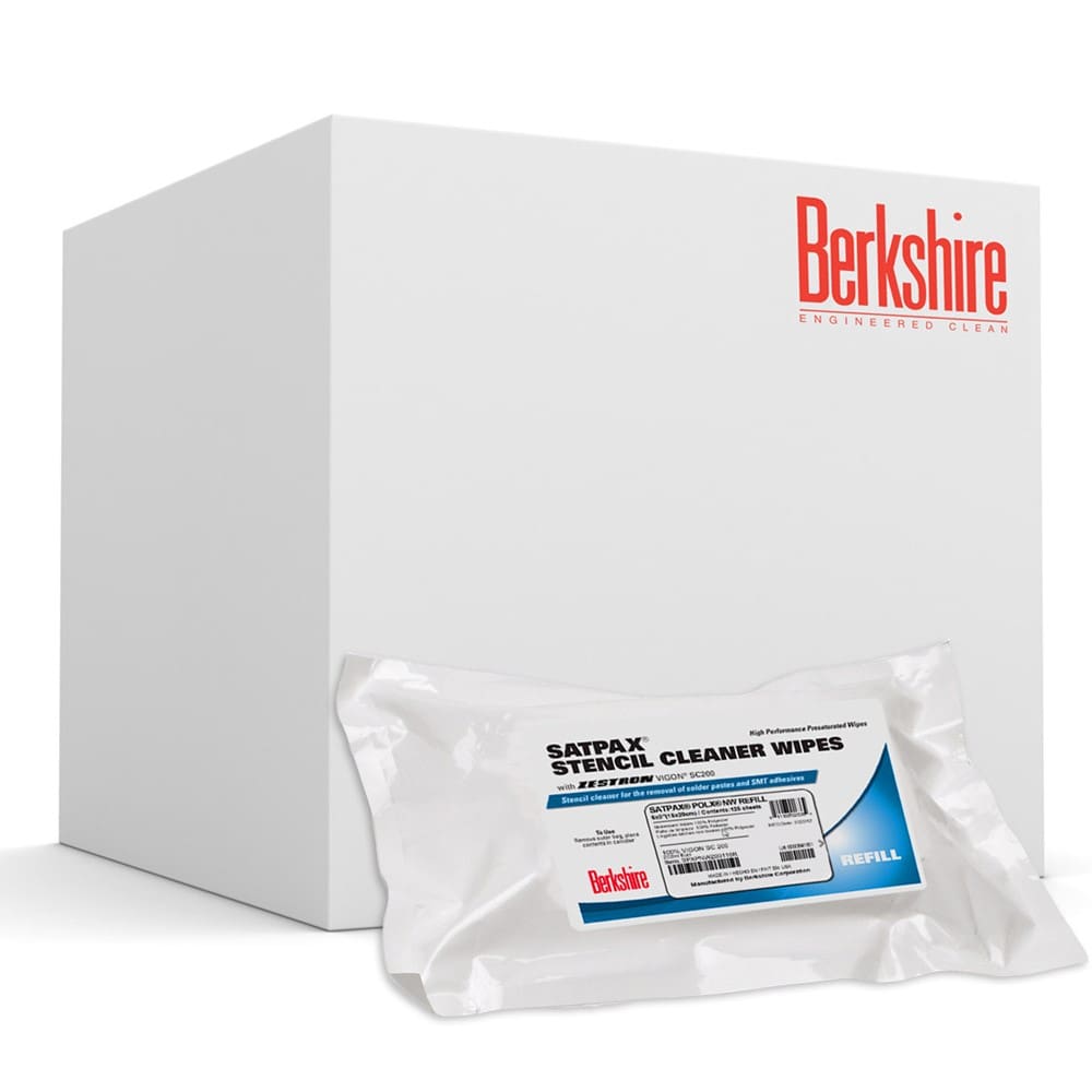 Berkshire SatPax PNW Vigon 200 Stencil Cleaner Wipes - Case